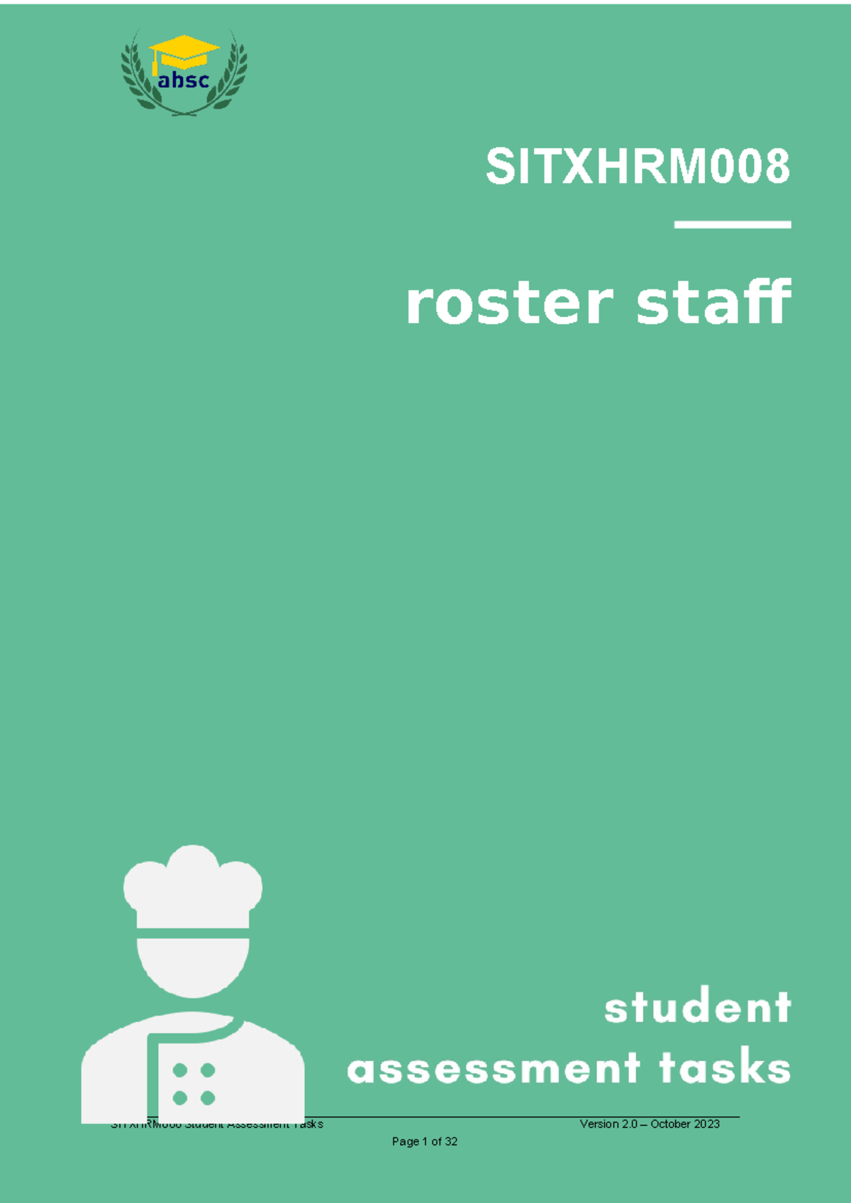 SITXHRM008 Assessment Tasks: A Comprehensive Guide for Students - Studocu