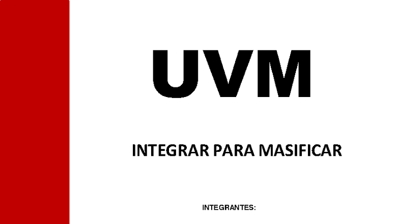 UVM INTEGRAR PARA MASIFICAR: La Esfera de Conexión Universal - Studocu