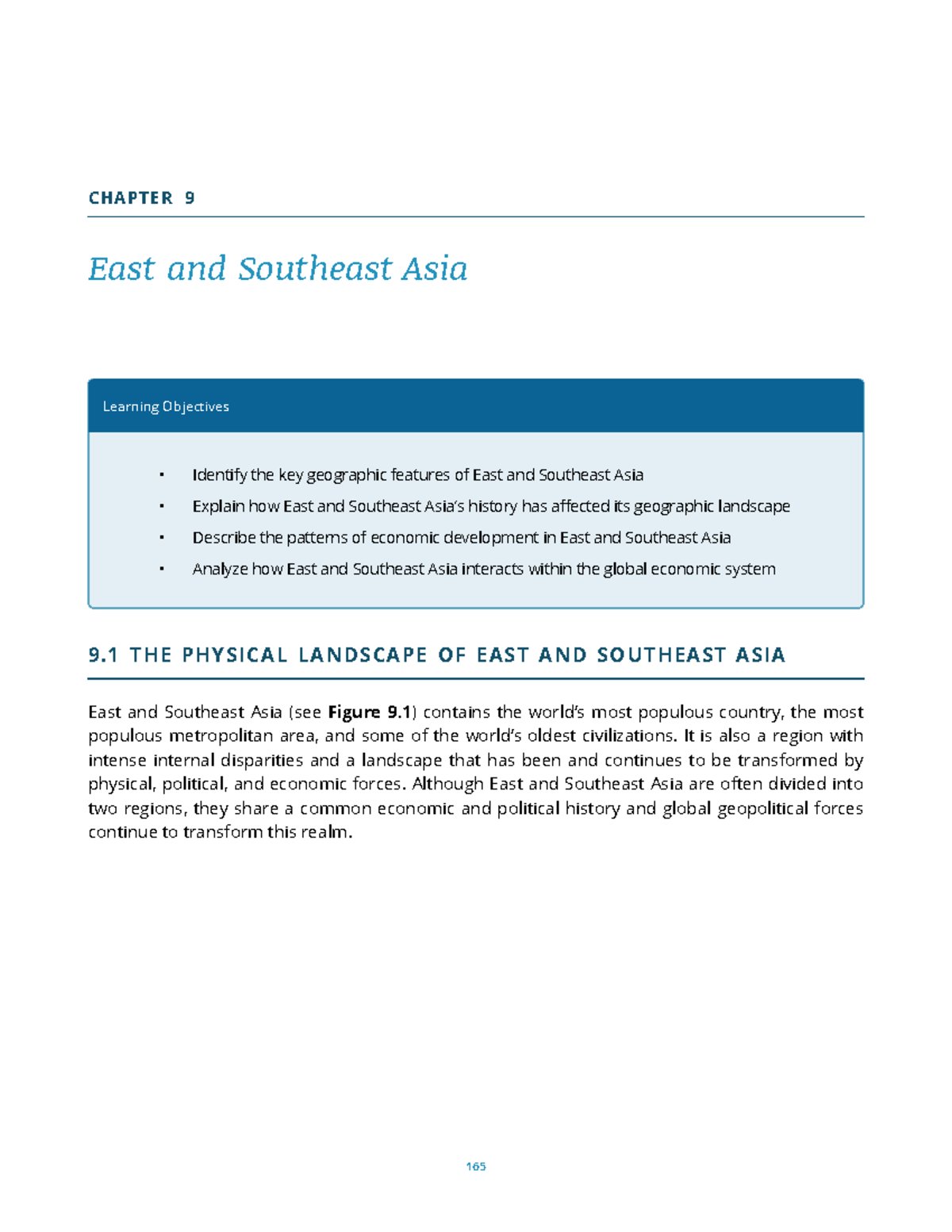 World Regional Geography: East and Southeast Asia - Chapter 9 Overview ...