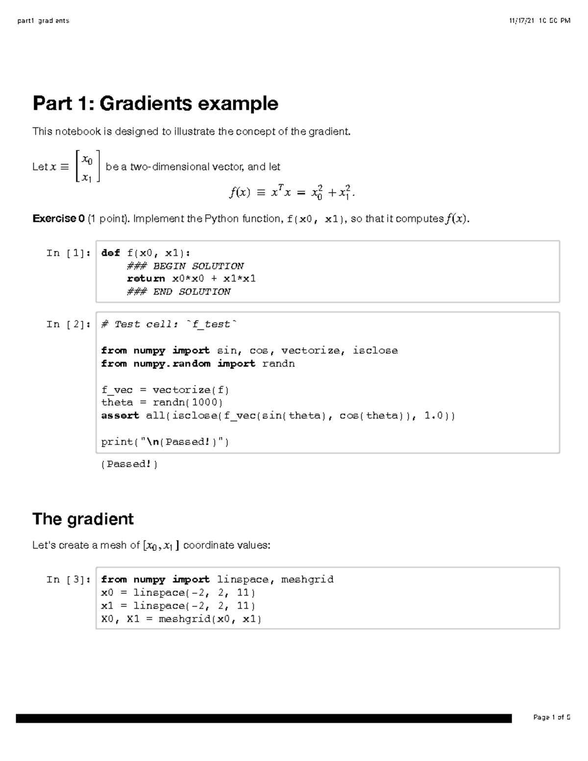 Notebook 12 Part 1 Fall 2021 - part1 grad ents 10 50 PM Part 1 ...