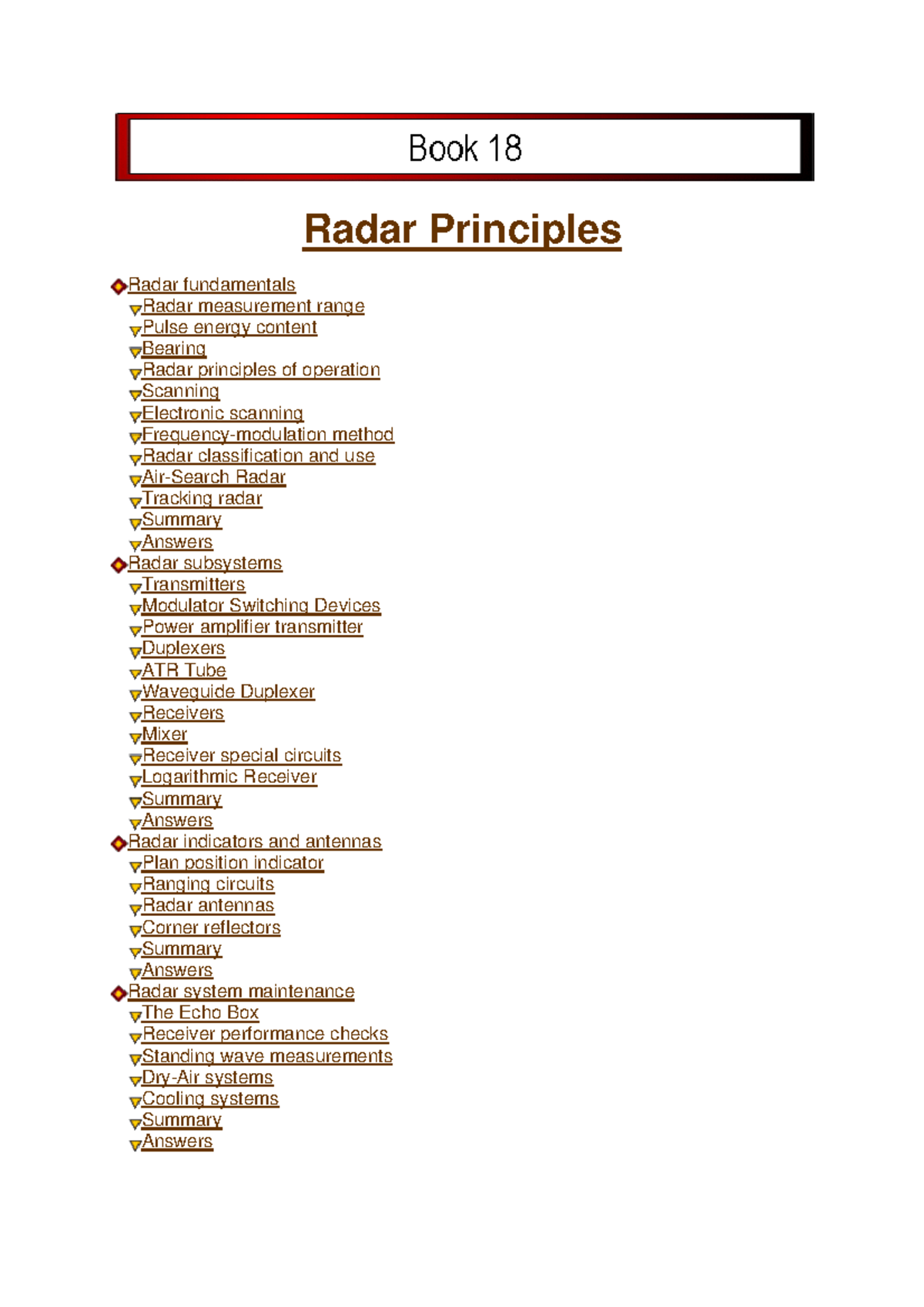 Radar Principles: Fundamentals, Measurement, and Operation Overview ...