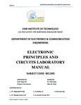 Electronic principles and circuits - BEC303 - VTU - Studocu