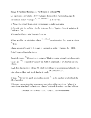 Fascicule 1-1S2-1S1 - Des exercices corrigés pour les élèves - Compilé par : Mouhamadou KA - Studocu