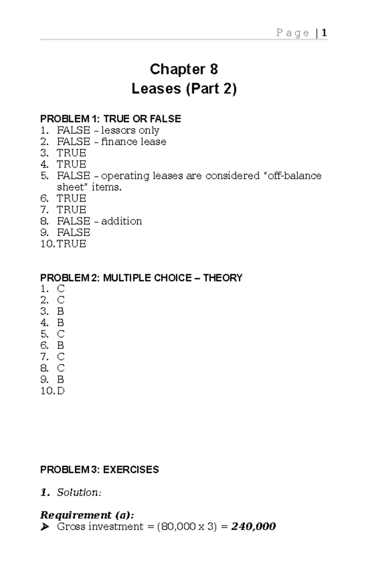 SOL MAN 1 Overview OF Accounting BOOK ANSWER KEY - Overview of ...