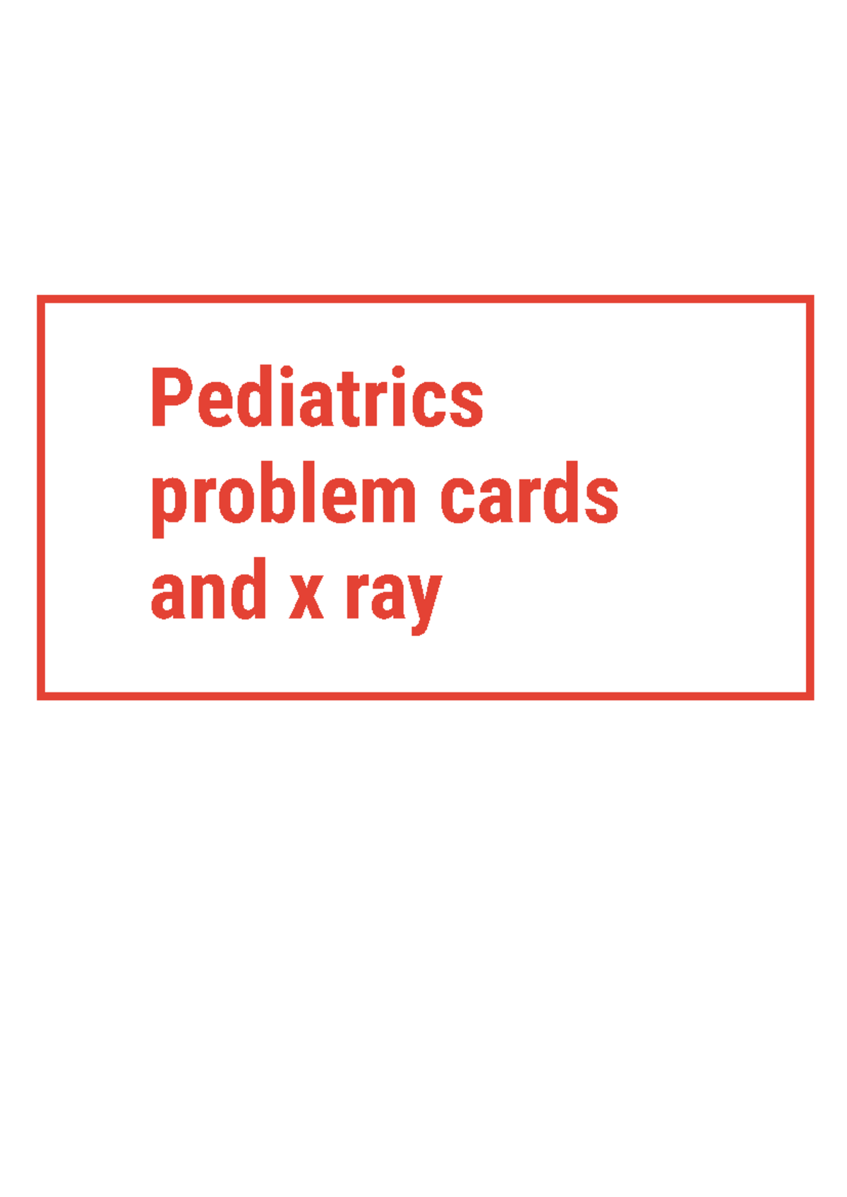 Pediatrics Practical: CSF Analysis, Urine Tests & Blood Counts - Studocu