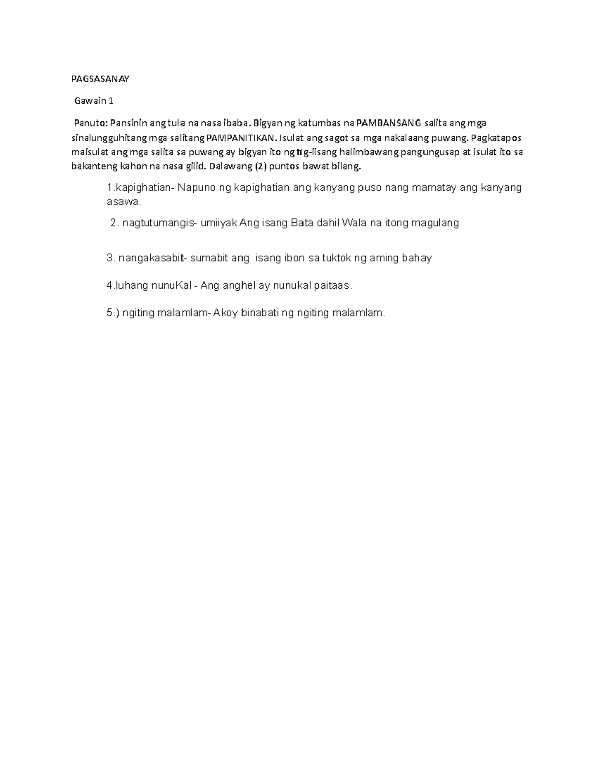 Mga Katangian at Katuturan ng Wika - FIL 205 Gramatika ng mga Wika sa ...