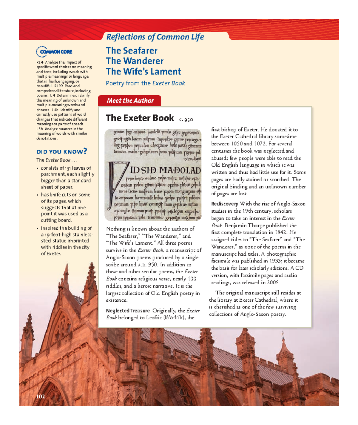 Analyzing Anglo-Saxon Poetry: The Seafarer, The Wanderer, and The Wife ...