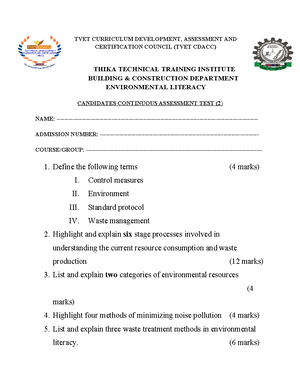 Paper 1 ( Assessors Written Guide) - 073206T4CEN CIVIL ENGINEERING ...