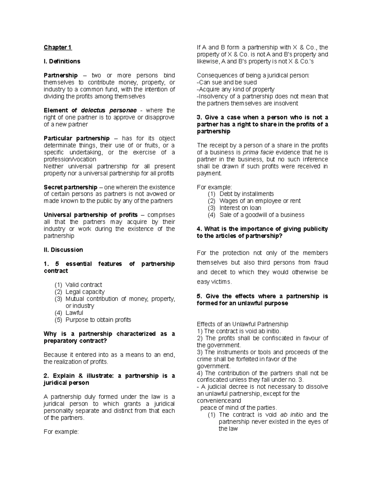Agency 2 - LECTURE NOTES - AGENCY 2: FORM & EXTENT OF THE CONTRACT OF ...
