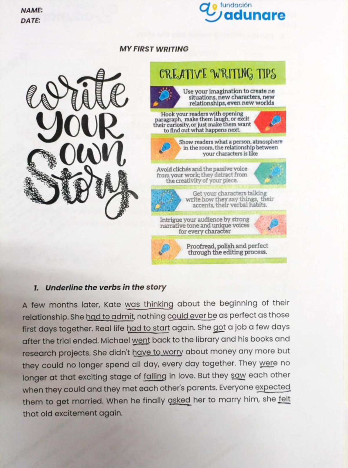 Creative Writing Tips: Enhancing Your Narrative Skills (ENG 101) - Studocu