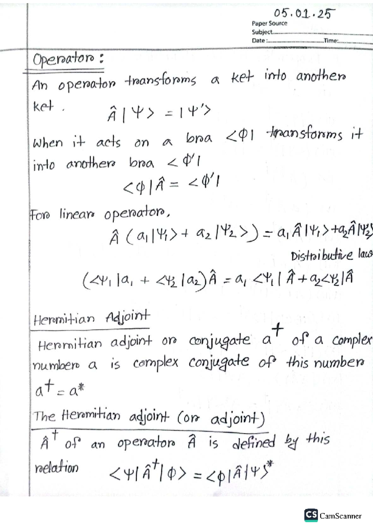 Engineering Physics (PHY) - Operator Fundamentals and Principles - Studocu