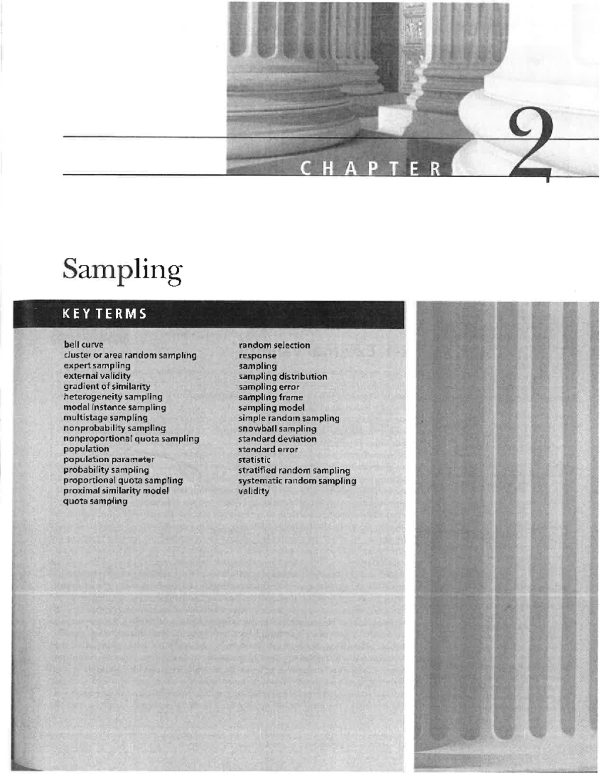 CHAPTER 2: Key Terms and Concepts in Sampling - ECON101 Final Exam ...