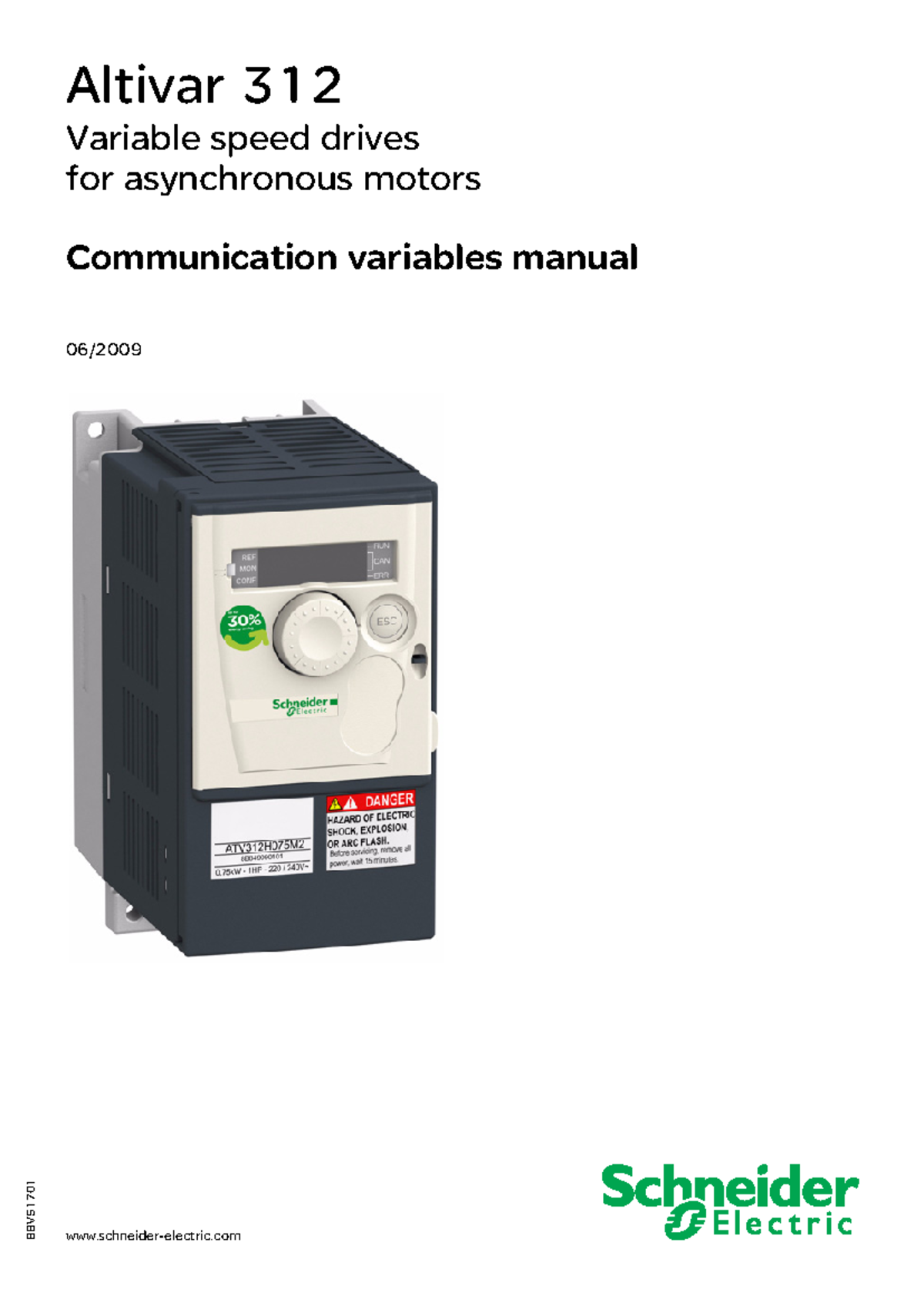 ATV312 Modbus Register List for Variable Speed Drives BBV51701 - Studocu