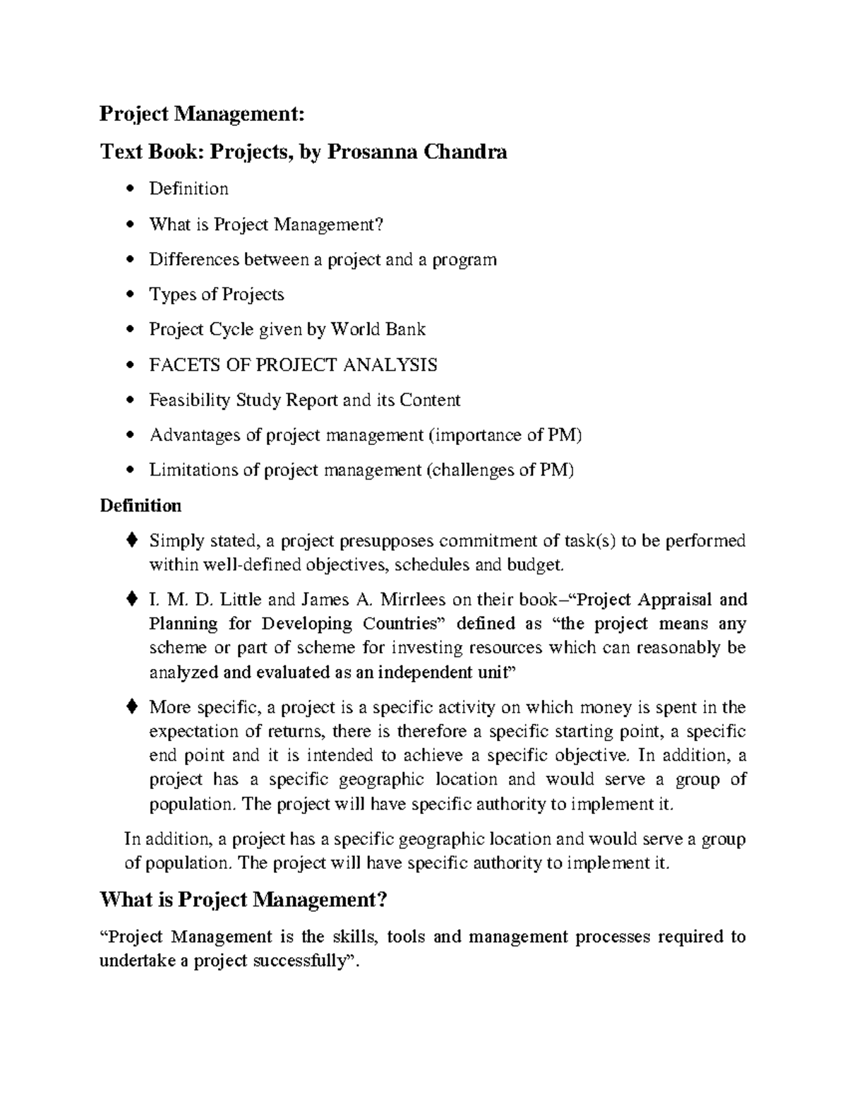 Project management 1 EMBA Jn U - Project Management: Text Book ...