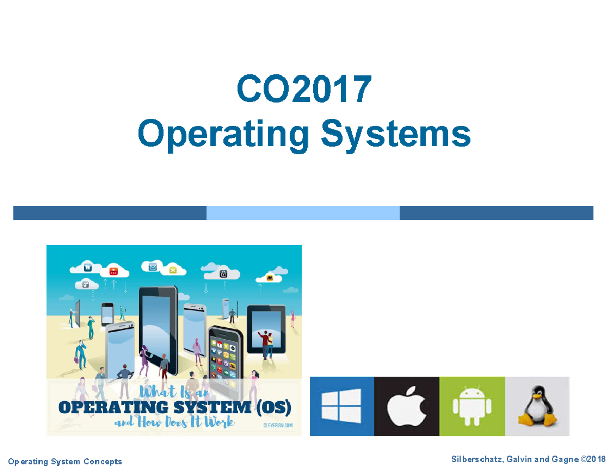 Chương 1 - Course: Operating System - CO Operating Systems Course ...