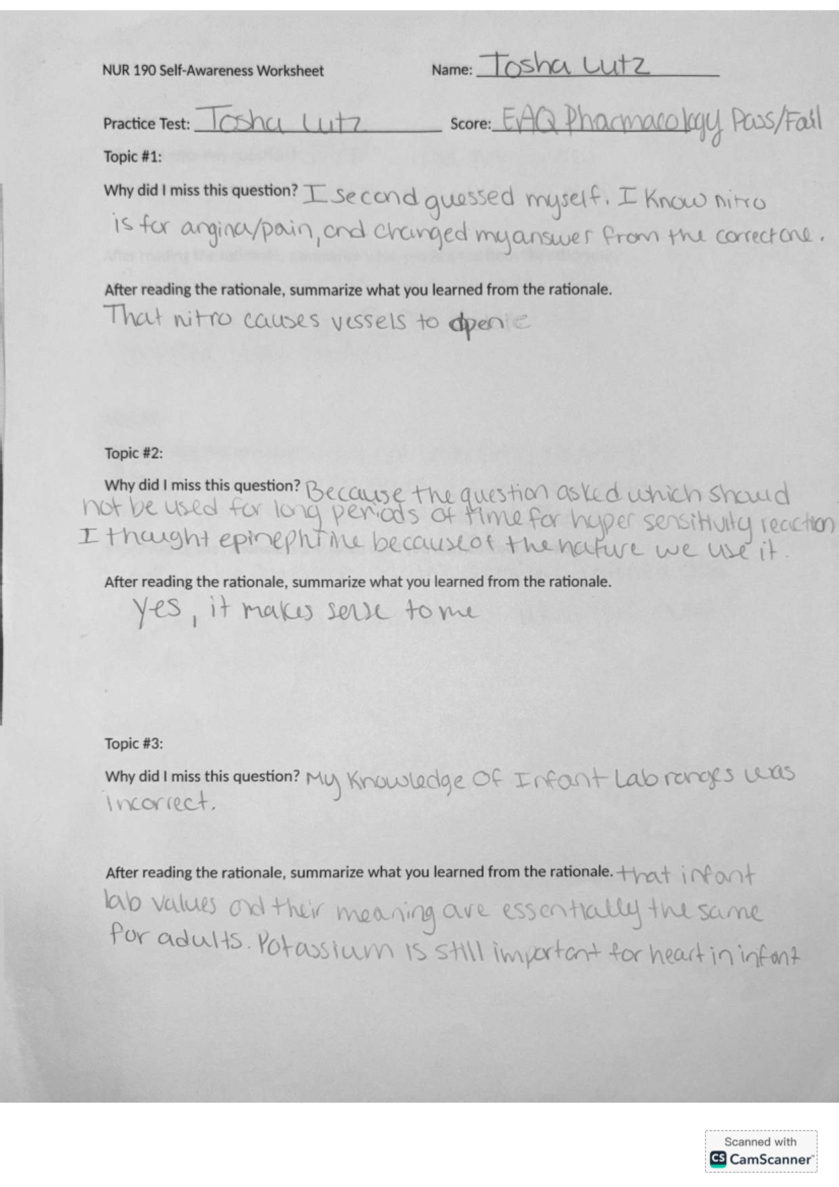 NUR 190 Simulation Debriefing Worksheet and Practice Test Insights ...