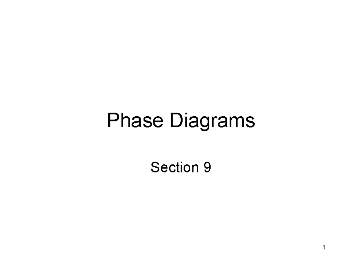 Section 9: Phase Diagrams and Microstructure Analysis - Studocu