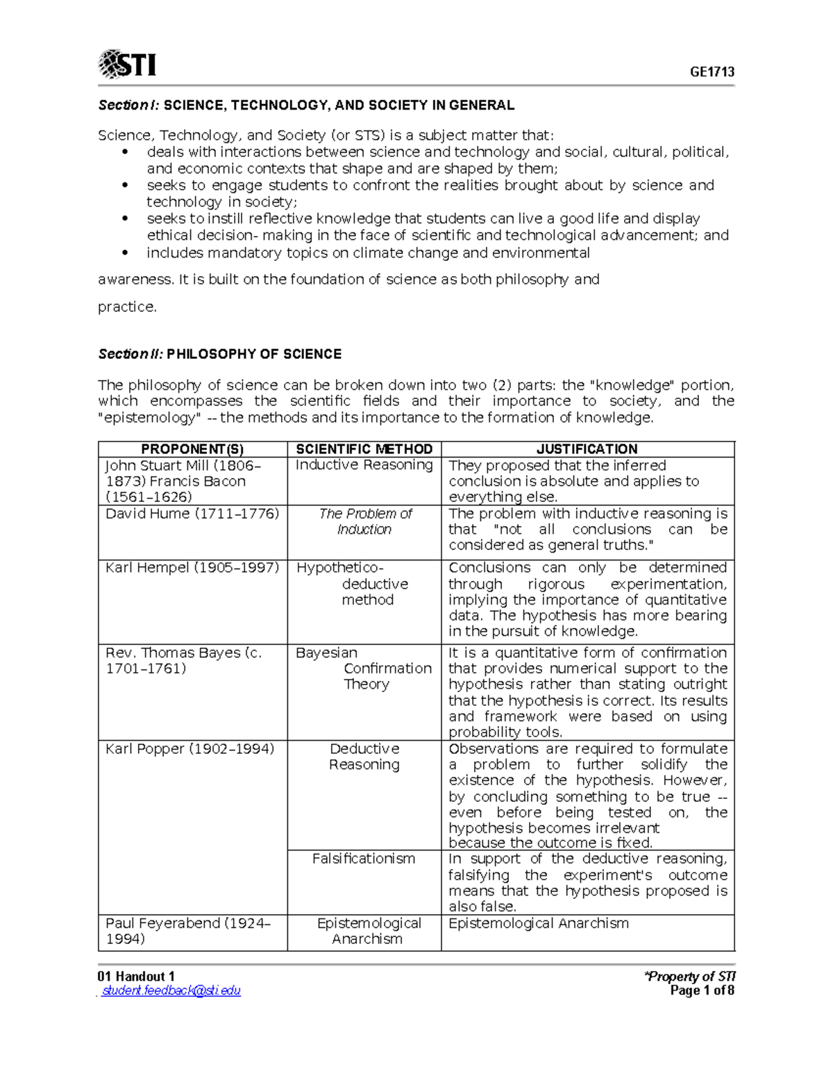 01 Handout 112 - gsvds - 01 Handout 1 *Property of STI Section I ...