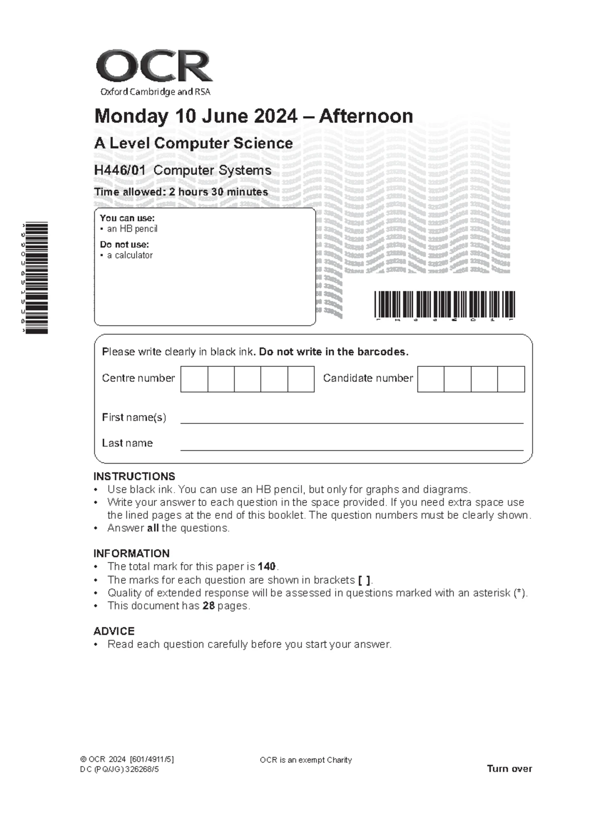 A LEVEL Computer Science Content Clarification Guide (383613) - Studocu