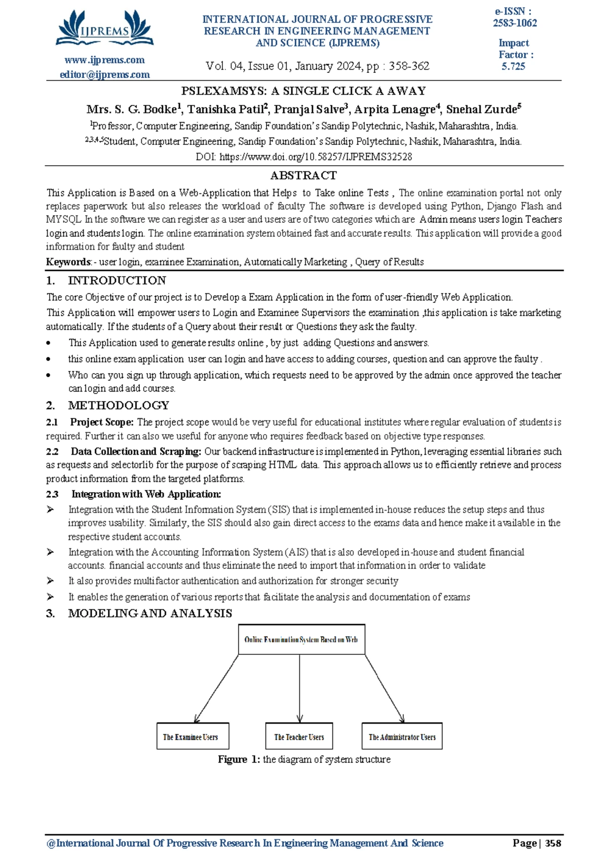 IJPREMS Format Template: Research in Engineering Management & Science ...