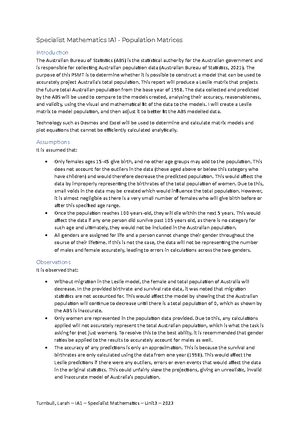 Methods psmt year 12 lamichhane samridhi final - Year 12 Methods Problem Solving and Modelling ...