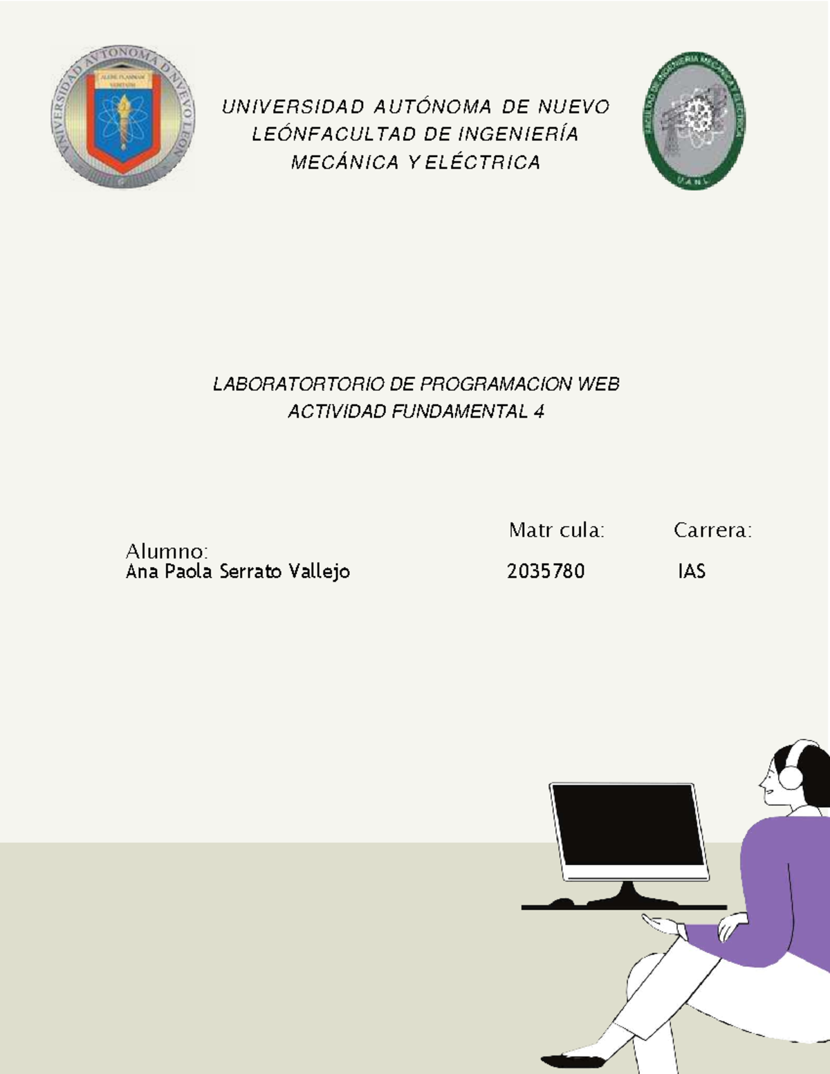 PRACTICA 1 PROGRAMACION - Programacion web - UNIVERSIDAD AUTÓNOMA DE ...
