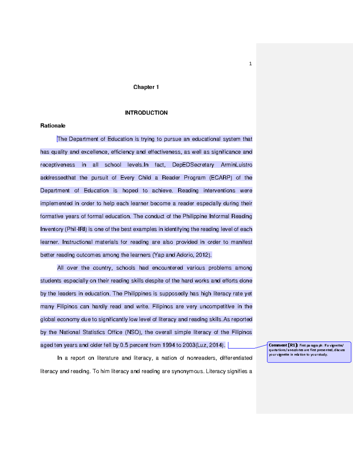 IMRAD Qualitative Phenomenological Study on Non-Readers in Educ. - Studocu