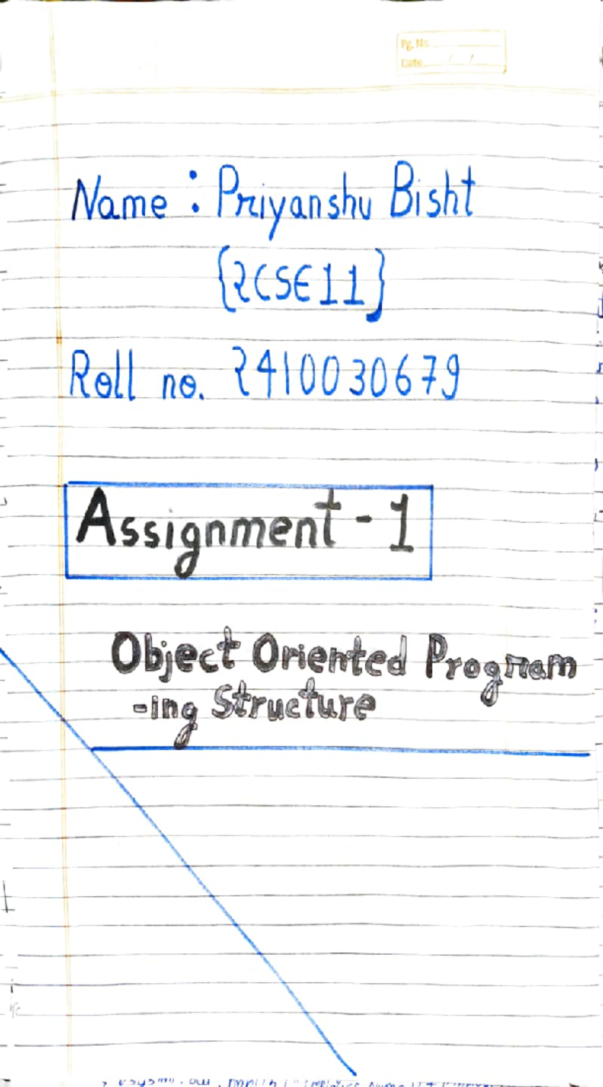 OOPs Assignment 1 - PB: Understanding Java Concepts and Structures - Studocu
