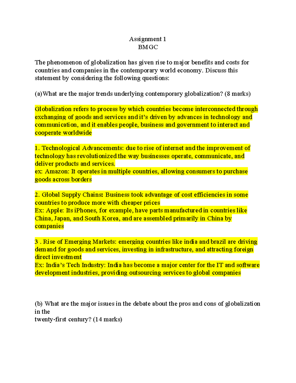 Assignment 1 BMGC 2022-2023 - Assignment 1 BMGC The phenomenon of ...