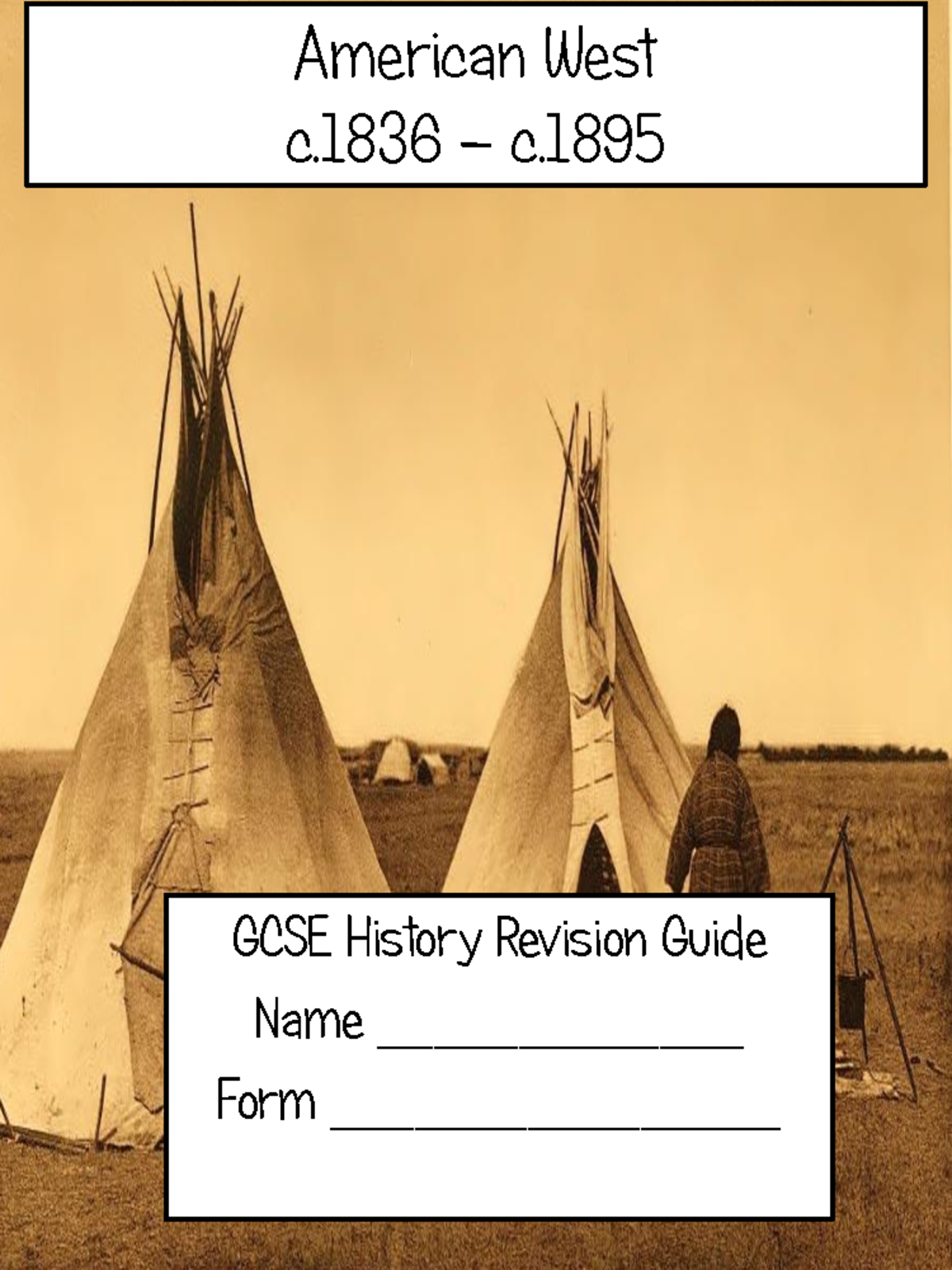 GCSE History: American West Revision Notes (c.1836) - Studocu