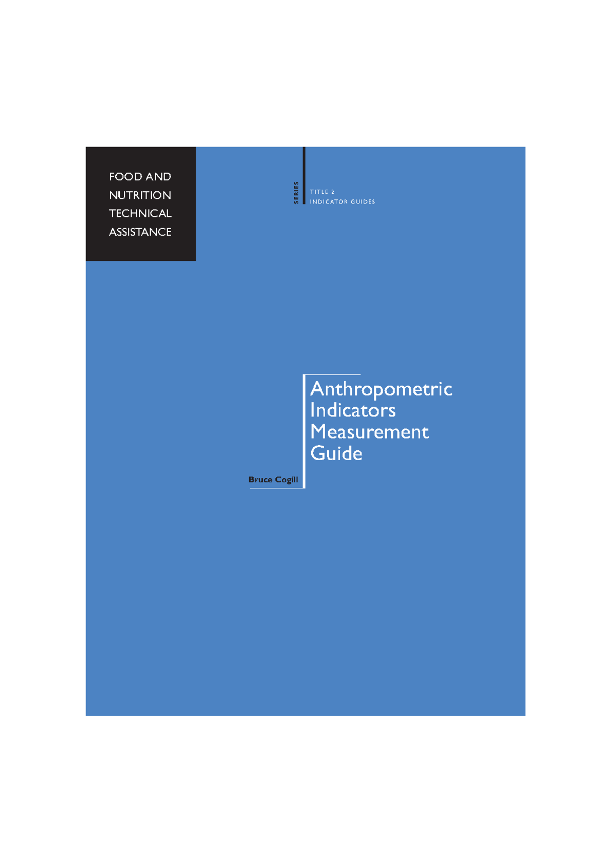 Anthropometric Indicators Measurement Guide - FOOD AND NUTRITION ...