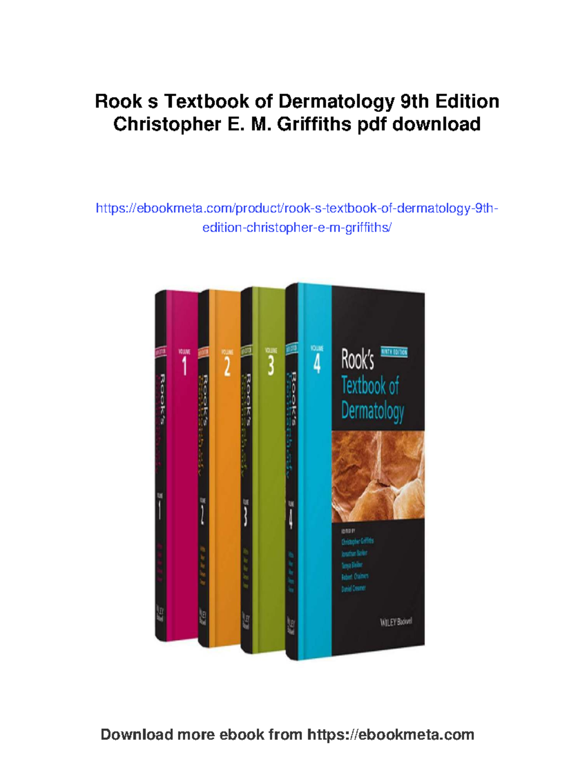 Rook's textbook of dermatology 9th edition - pdf download guide - Studocu