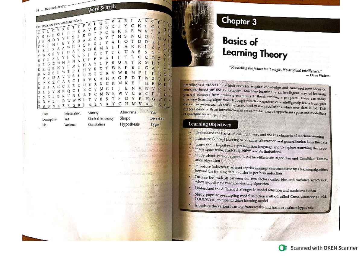 IML 2 & 3: Basics of Machine Learning and Concept Learning - Studocu