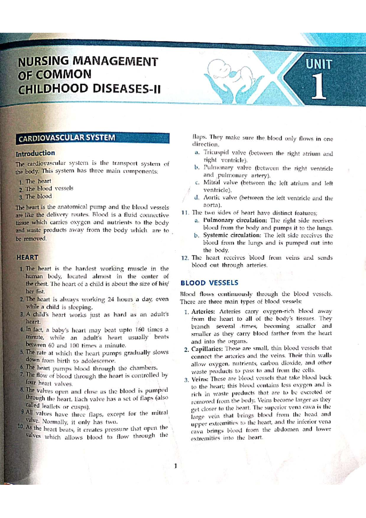 NURSING MANAGEMENT: CARDIOVASCULAR SYSTEM IN CHILDHOOD DISEASES - Studocu