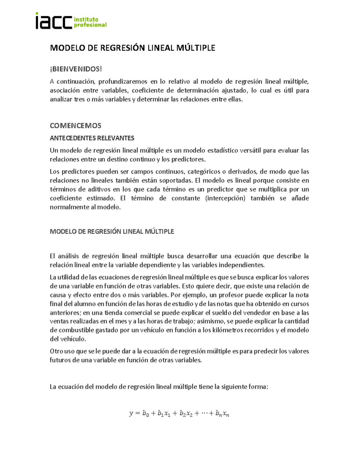 S8 Notas Profundizacion ACC Estgt 1103 - MODELO DE REGRESIÓN LINEAL ...
