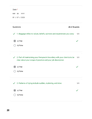 Module 1 - PSW Foundation With Answers - INDIVIDUALITY According to ...