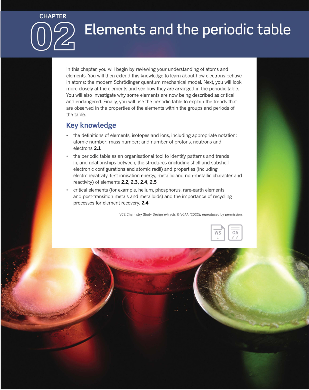 VCE Chemistry 2 - Elements and the Periodic Table Overview - Studocu