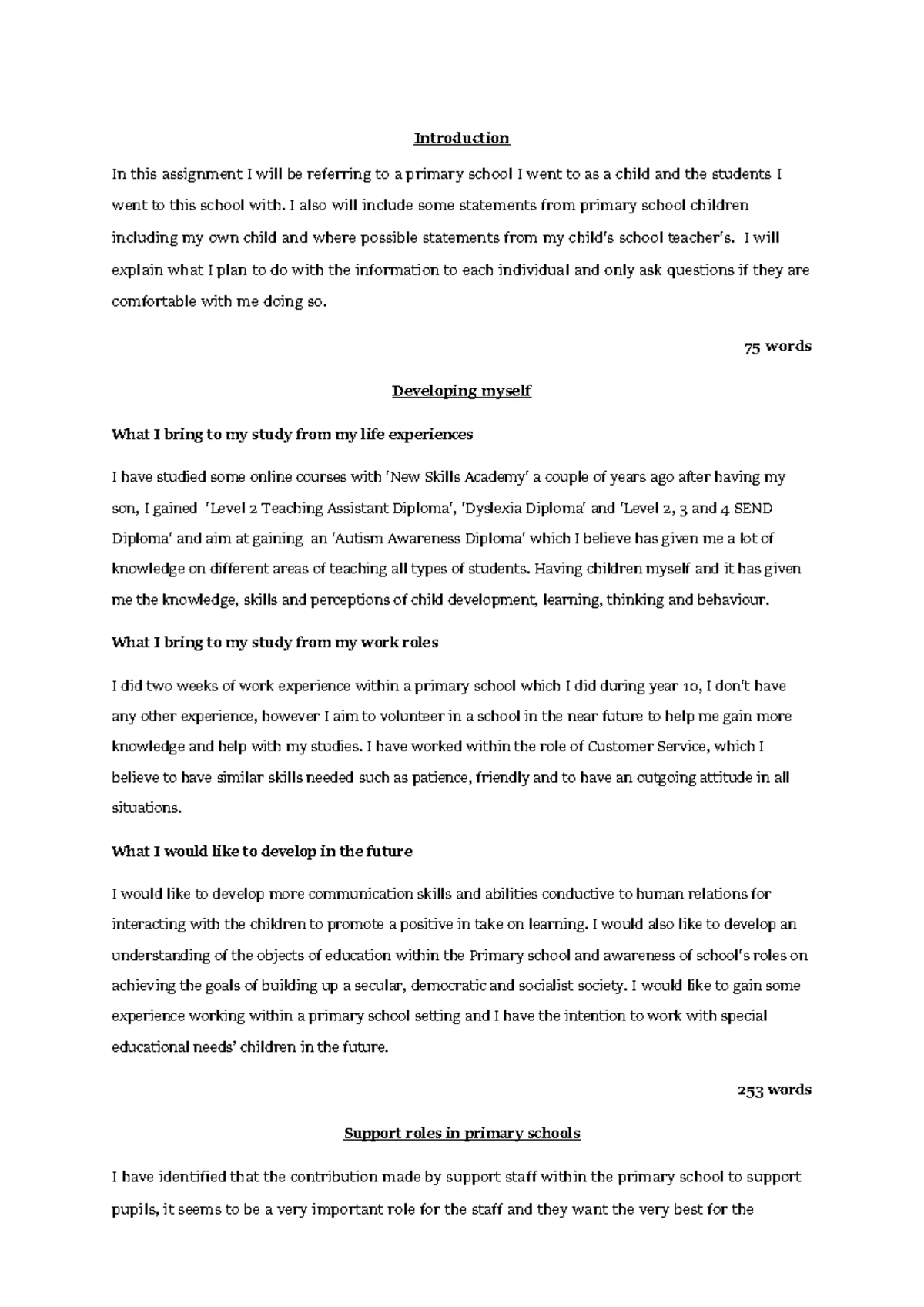 E103 TMA02 ASSIGNMENT - Observing children: creative and play ...