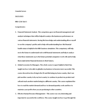 Capstone C219 Notes - Stephanie Sanchez Western Governor University ...