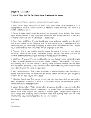 Human Impact on the Hydrologic Cycle - Chapter 1 - Lesson 1. Human ...