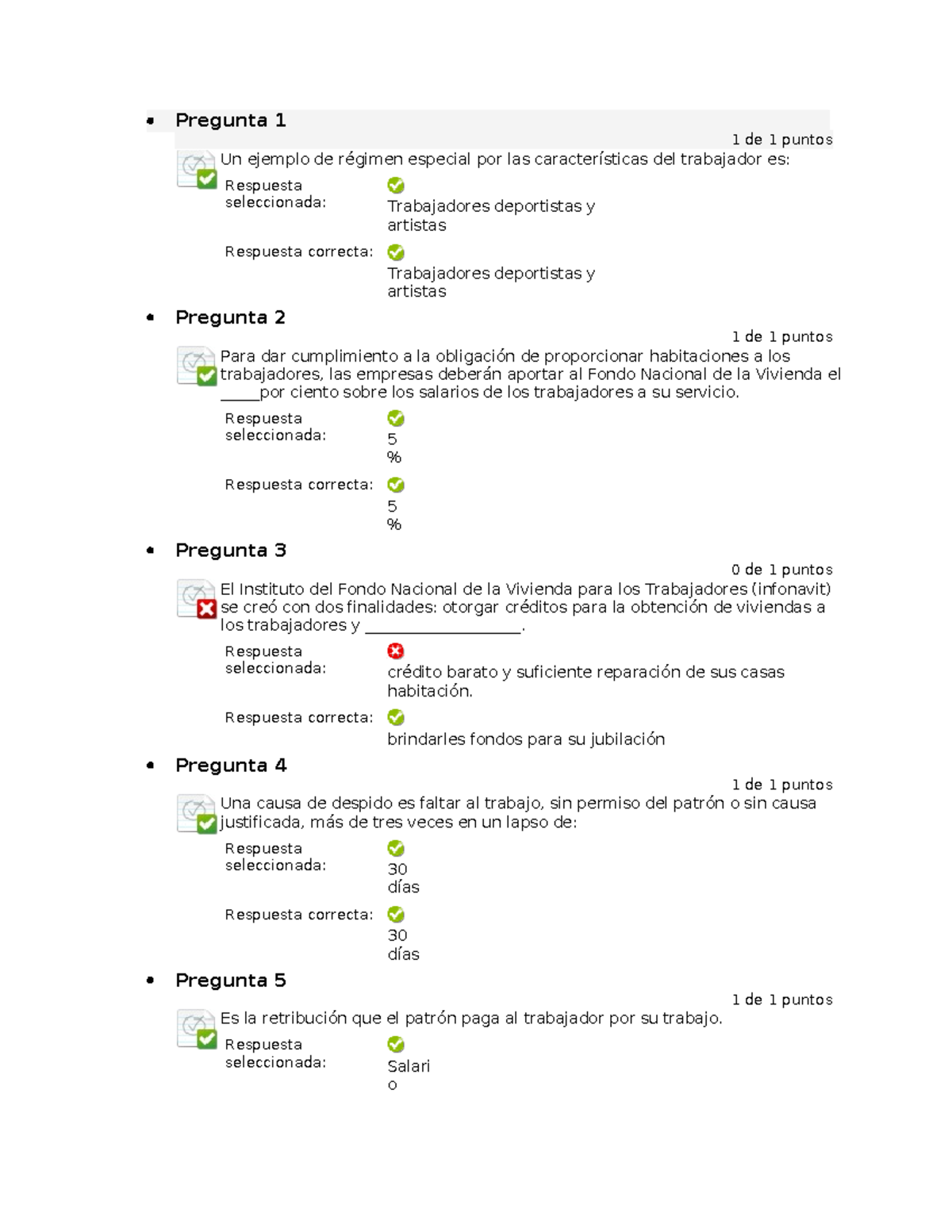 Examen: Derecho Individual del Trabajo - Preguntas y Respuestas - Studocu