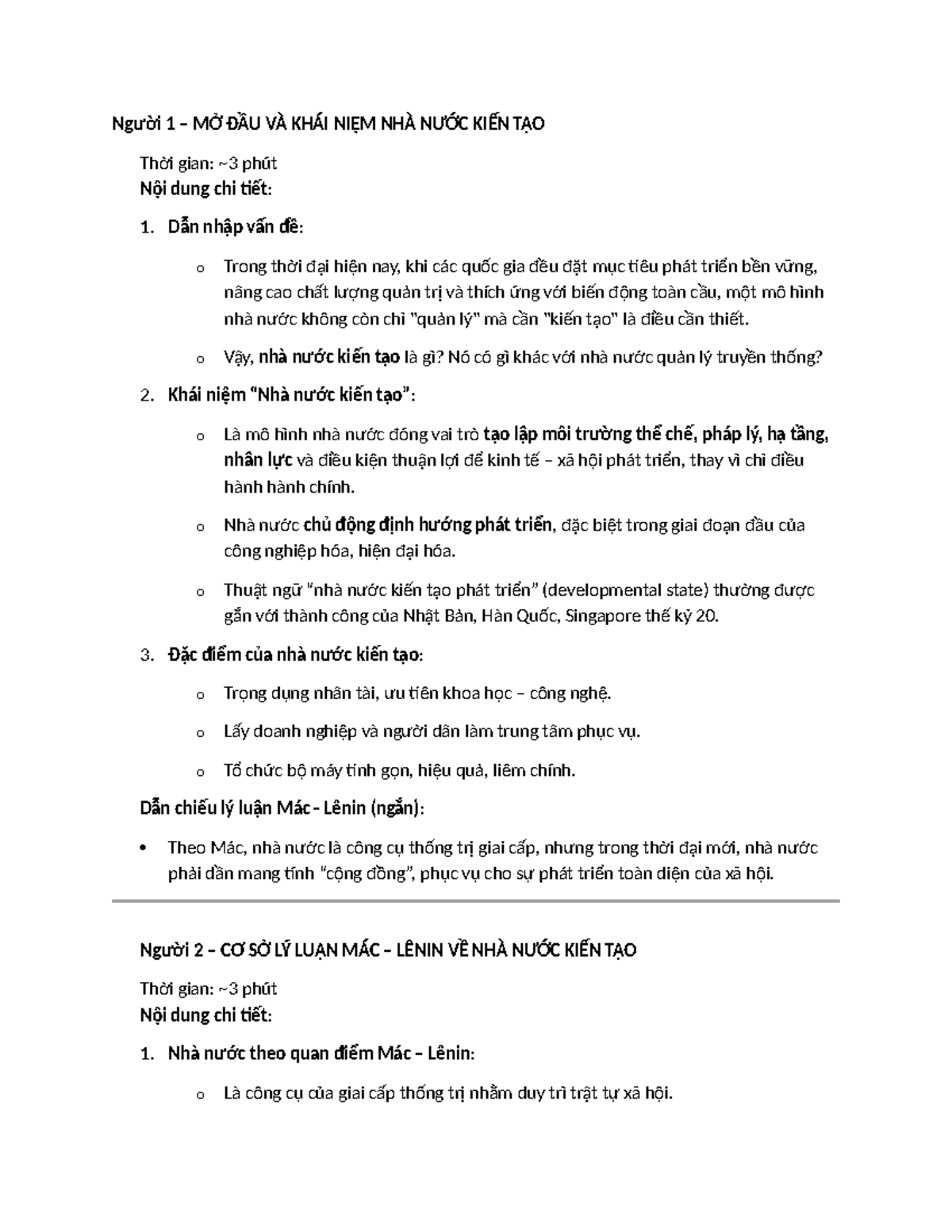 Nội Dung Thuyết Trình Nhóm 5: Nhà Nước Kiến Tạo và Giải Pháp Phát Triển ...