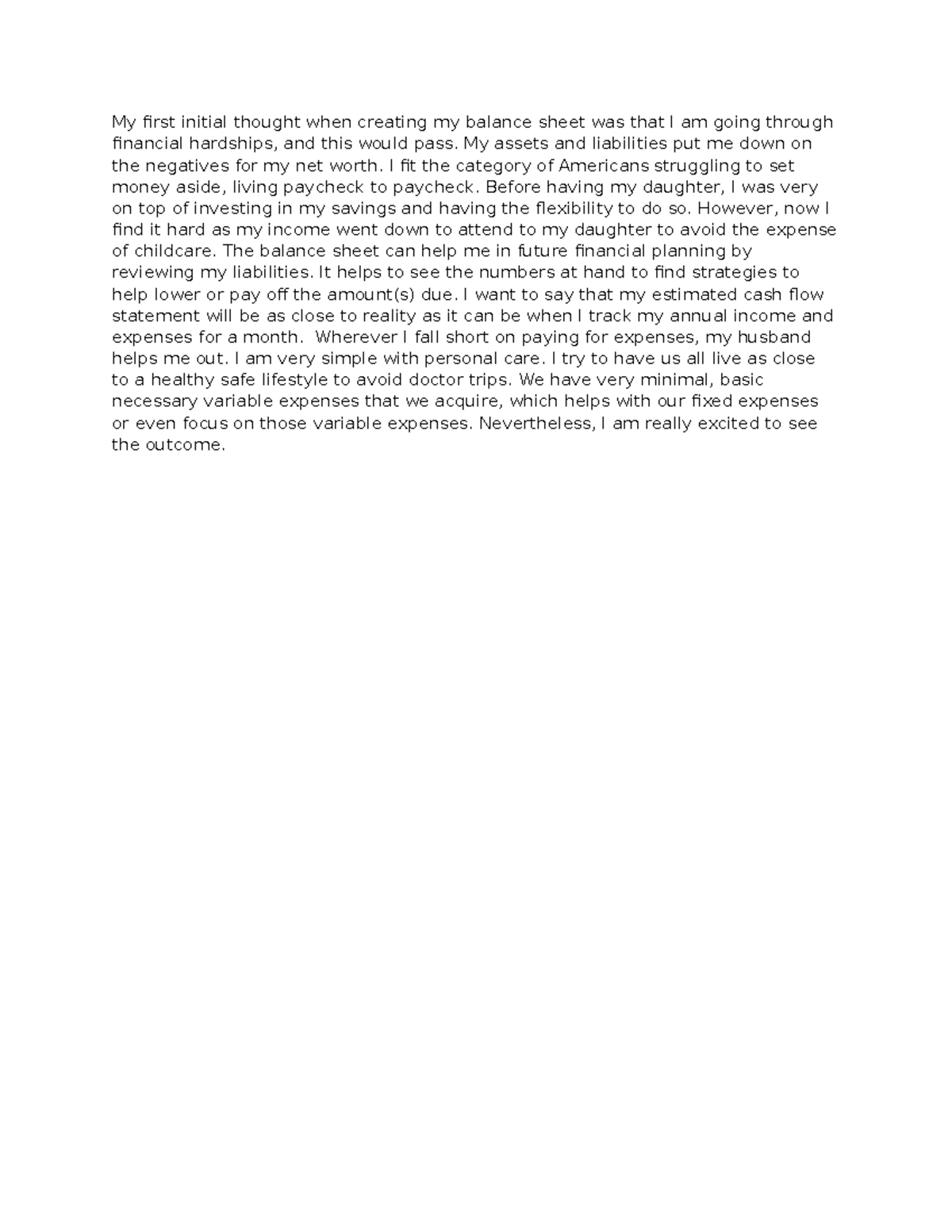 Financial Portfolio Project Part 1 - My first initial thought when ...