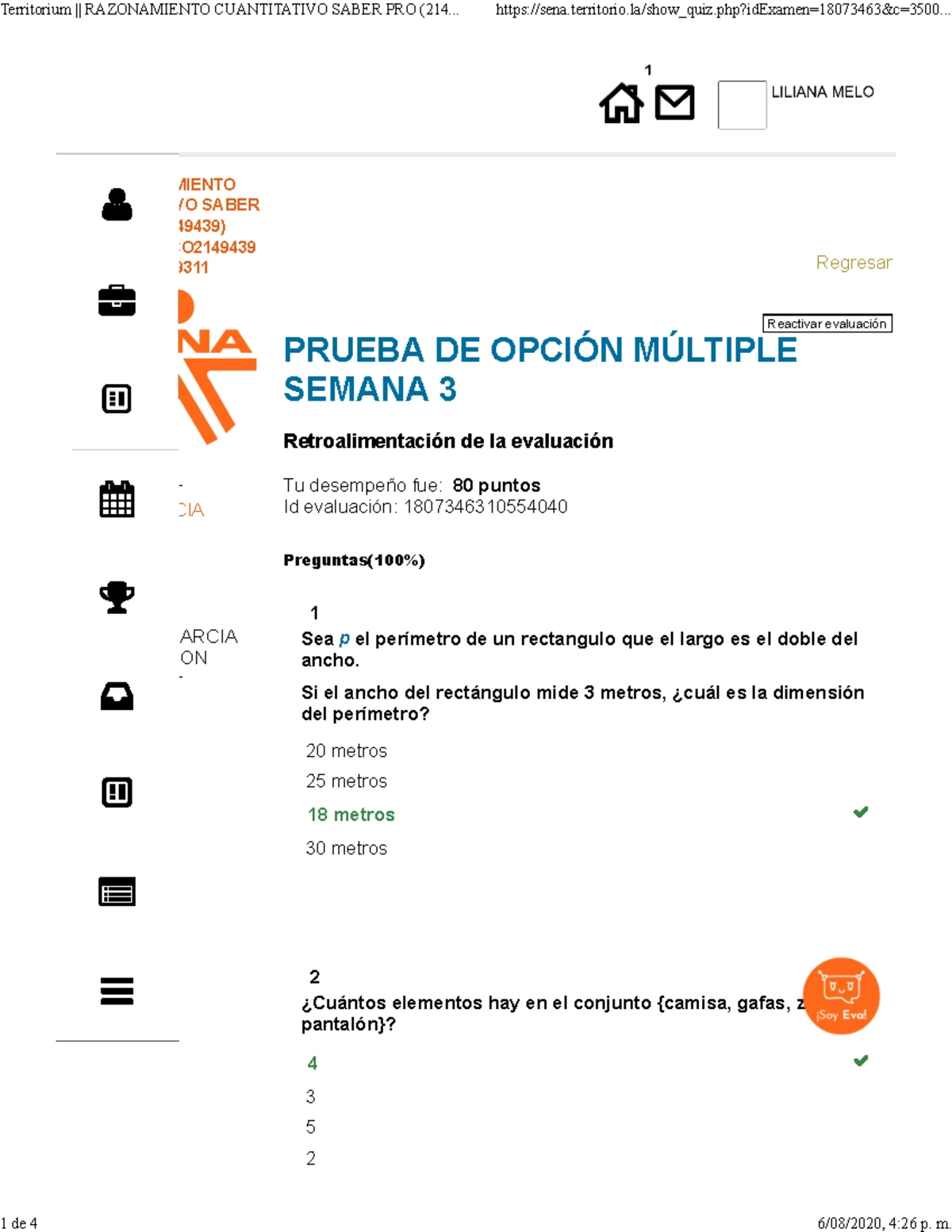 Respuestas Taller 2 Razonamiento Cuantitativo: Ejercicios y Soluciones ...