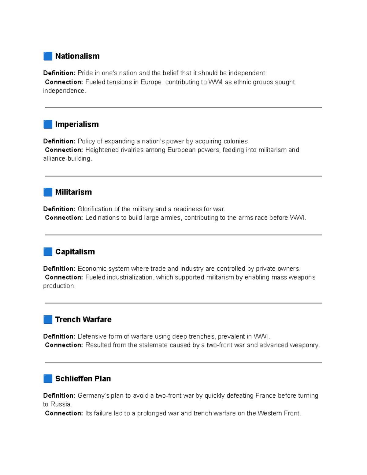 History Unit 1 2025: Key Concepts of Nationalism, Imperialism, and ...