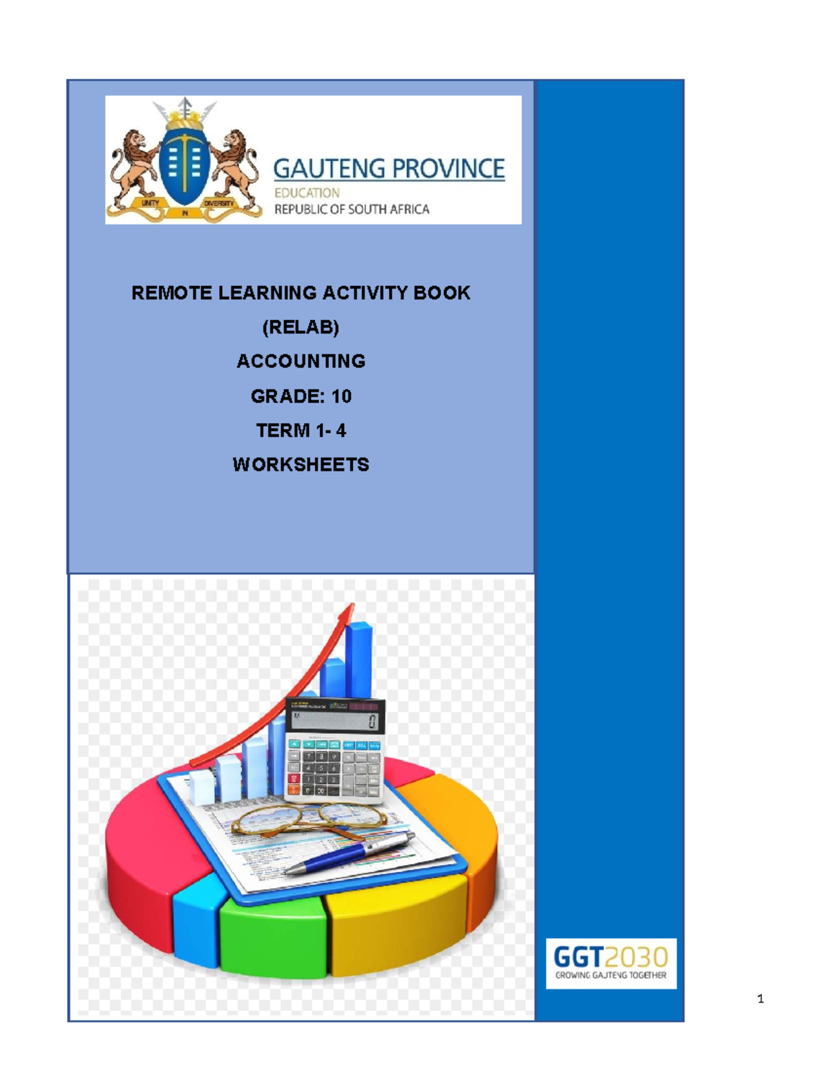 Accounting Grade 10 RELAB Term 4 Activity Worksheets - Studocu