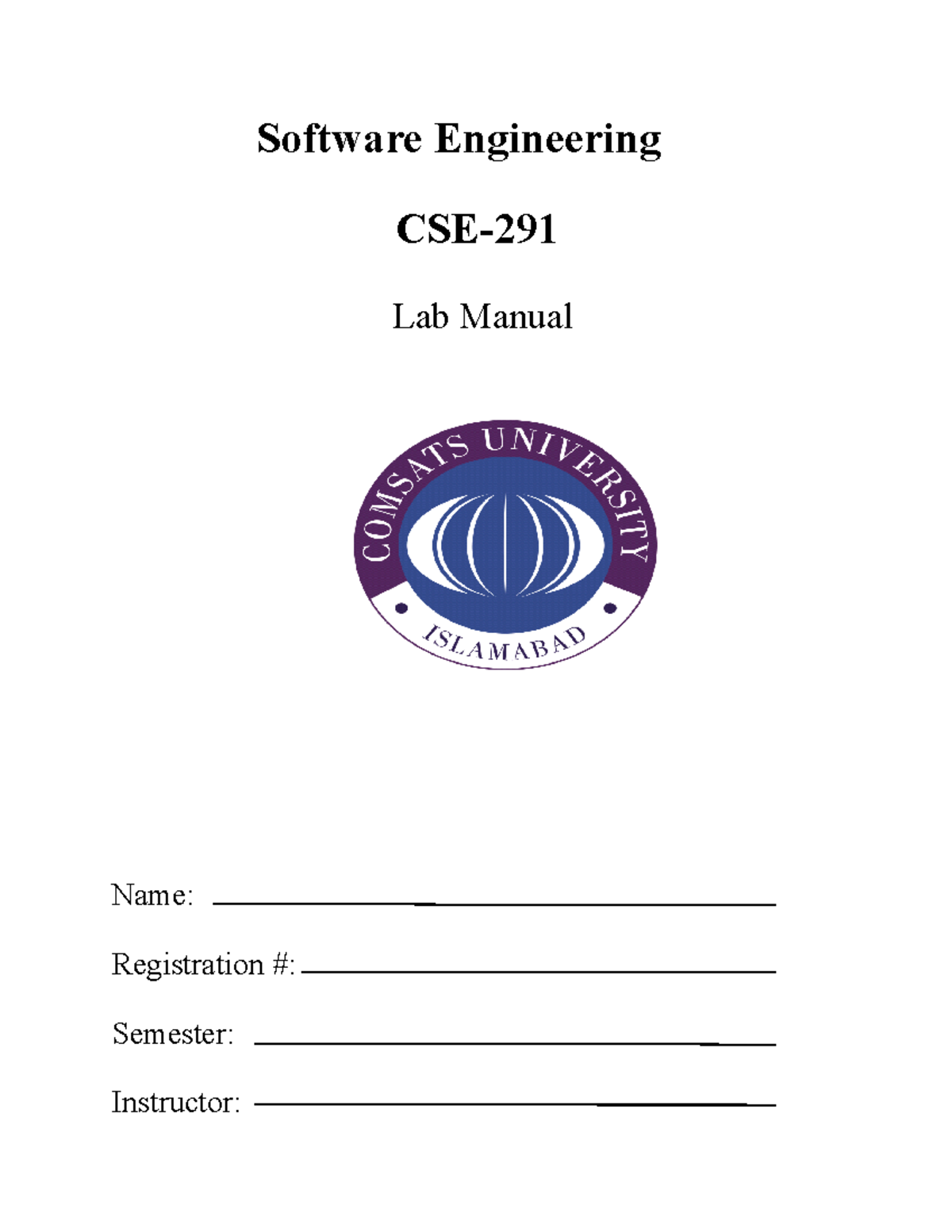 CSE- Lab Manual: Software Engineering System Analysis & SRS - Studocu