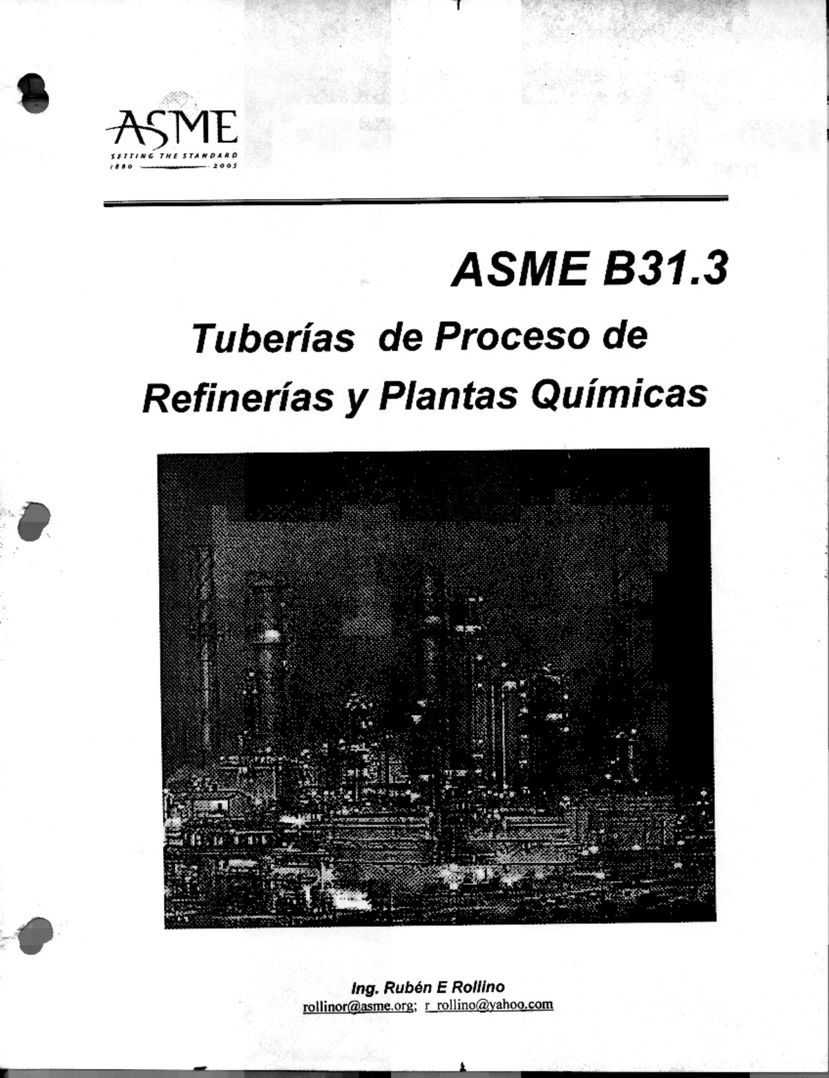 ASME B31.3 - Introducción a Tuberías de Proceso en Refinerías - Studocu