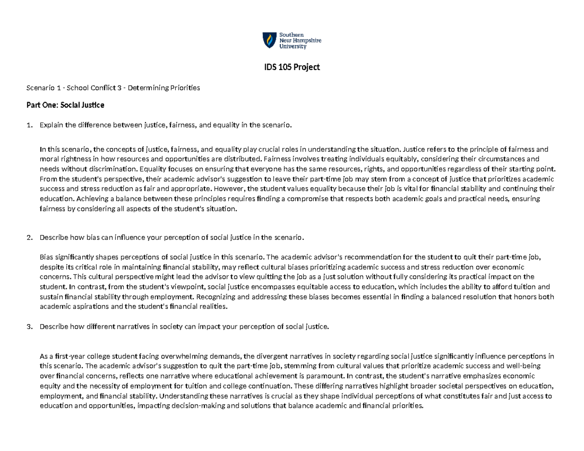 IDS 105 Project: Social Justice & Intercultural Communication Insights ...