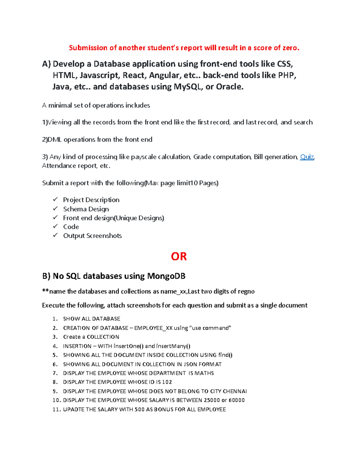 DA2 D2 Win2526 - Database Application Development Notes - Studocu